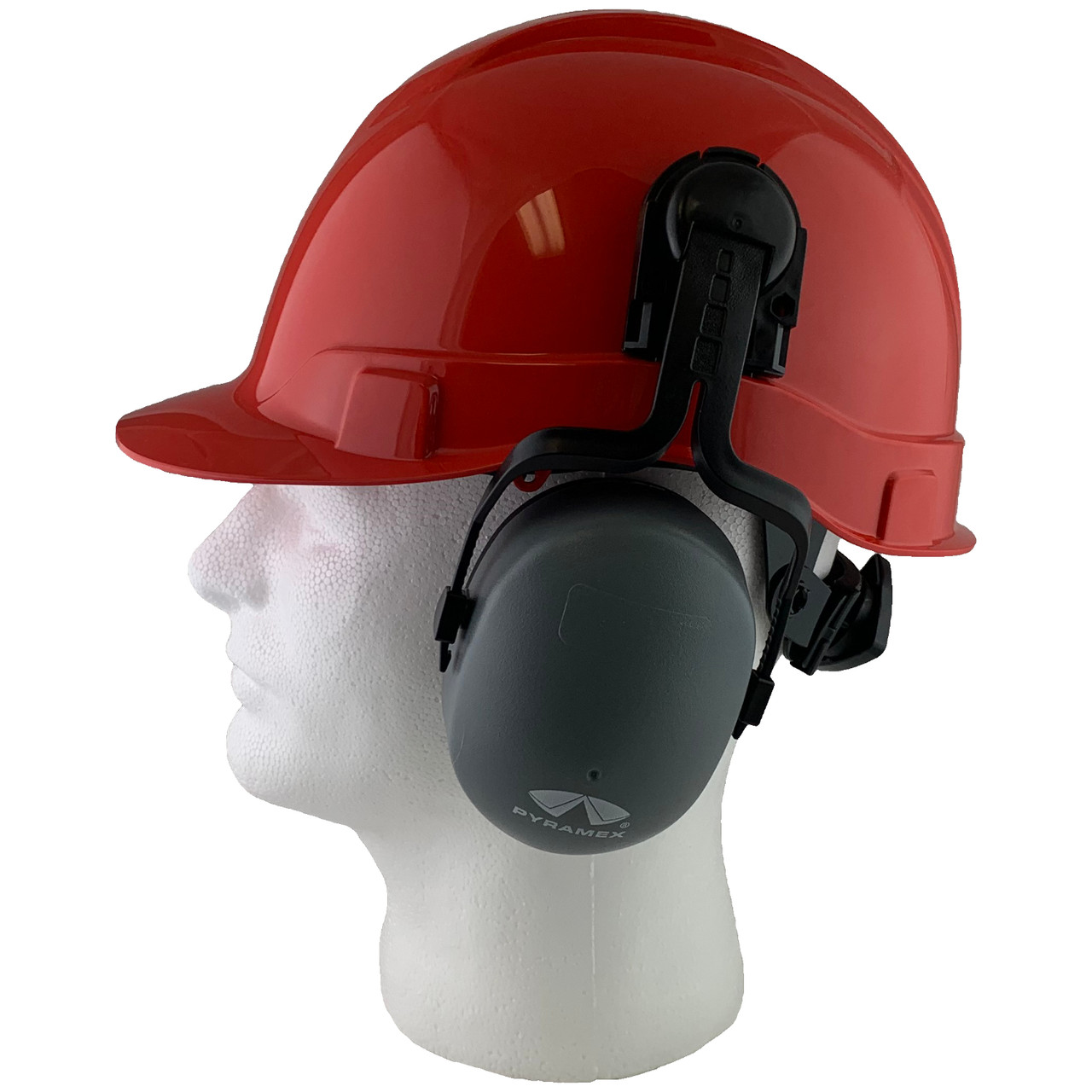 Pyramex Hard Hat with Earmuffs | Construction Safety Hats | Tasco ...