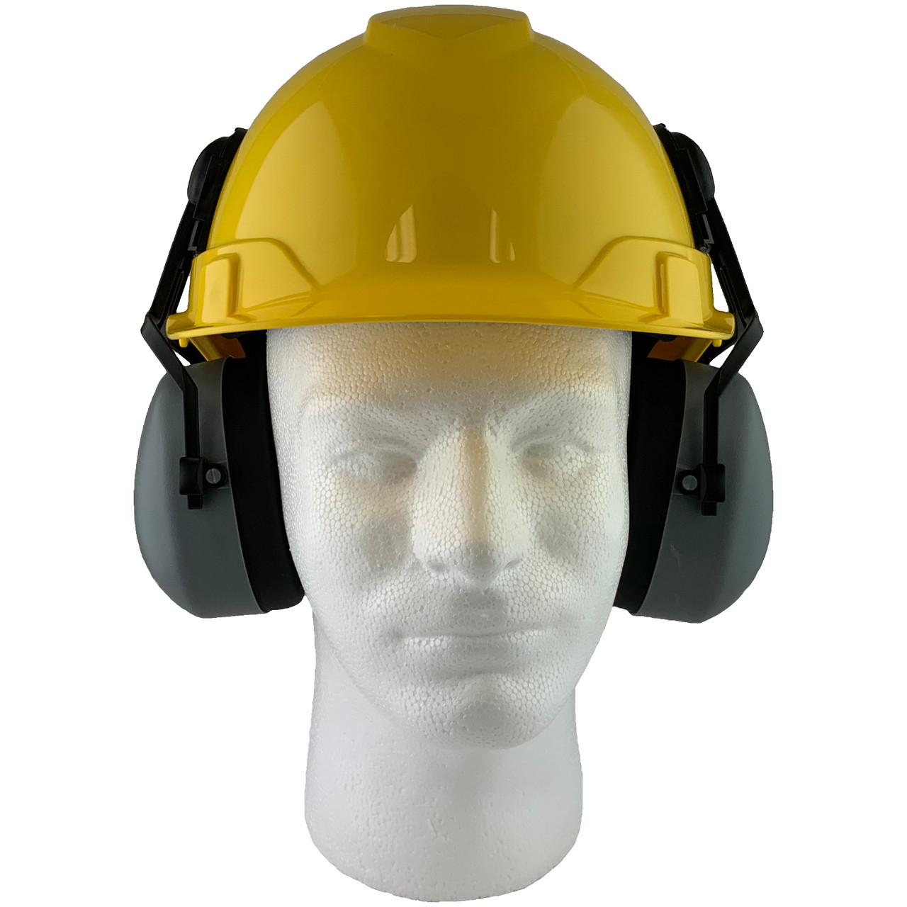 Pyramex Hard Hat with Earmuffs | Construction Safety Hats | Tasco ...