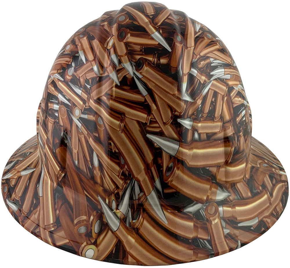 Bullets Design Full Brim Hydro Dipped Hard Hats | Buy Online at T.A.S.C.O.