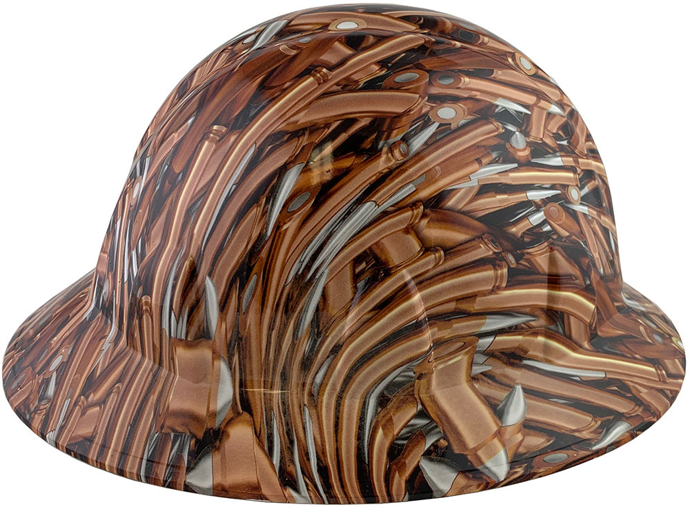 Bullets Design Full Brim Hydro Dipped Hard Hats | Buy Online at T.A.S.C.O.