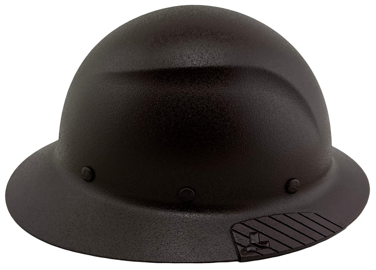 DAX Fiberglass Composite Hard Hat - Full Brim Textured Brown