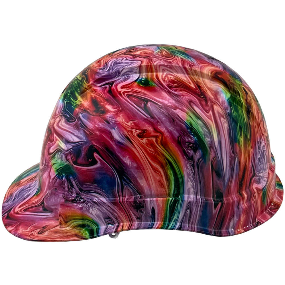 Color Splash Design Cap Style Hydro Dipped Hard Hats | Buy Online at T ...