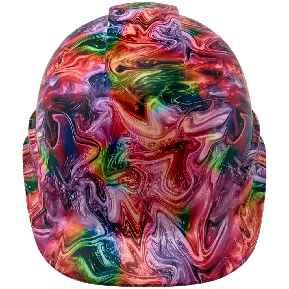 Color Splash Design Cap Style Hydro Dipped Hard Hats | Buy Online at T ...
