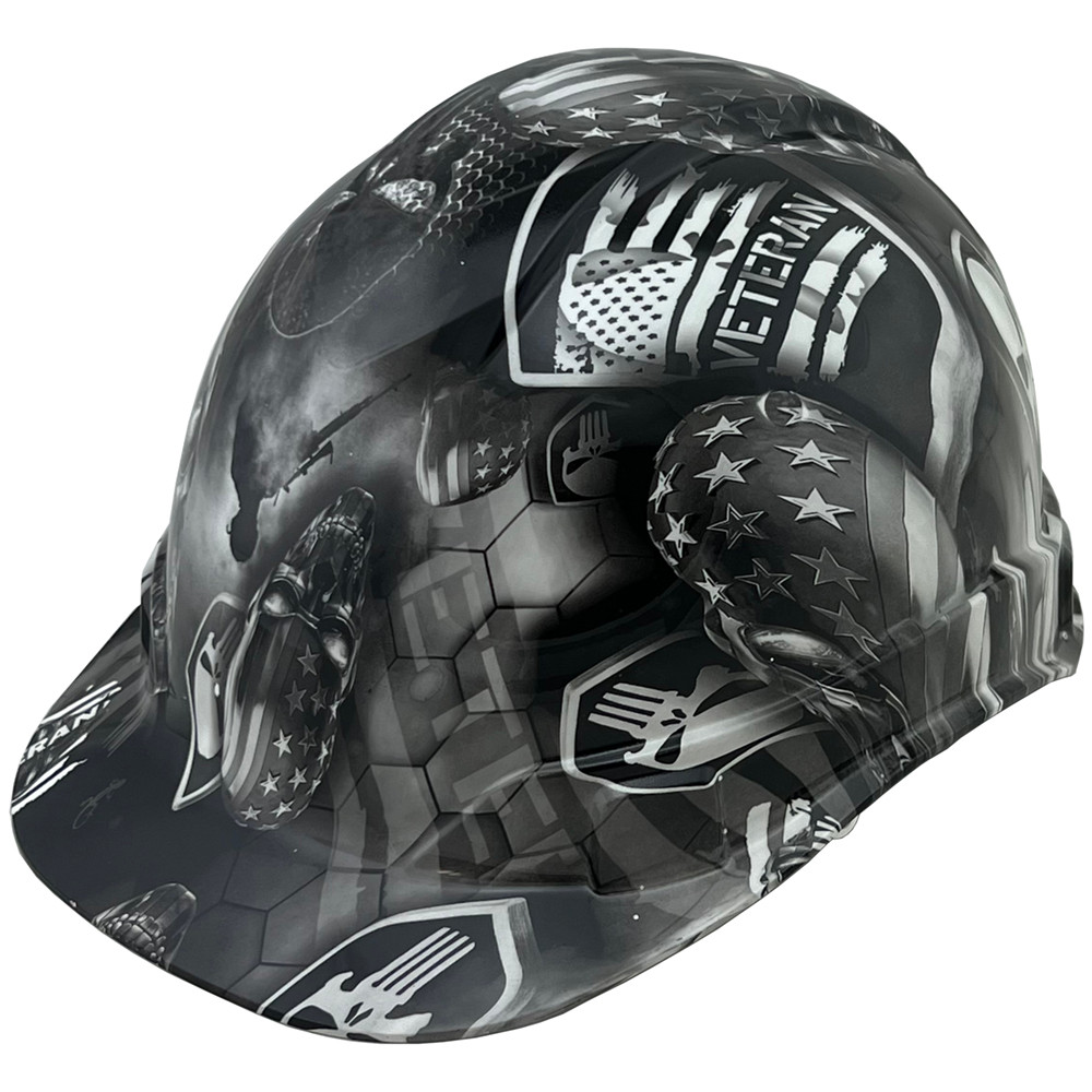 Veterans Design Cap Style Hydro Dipped Hard Hats | Buy Online at T.A.S.C.O.