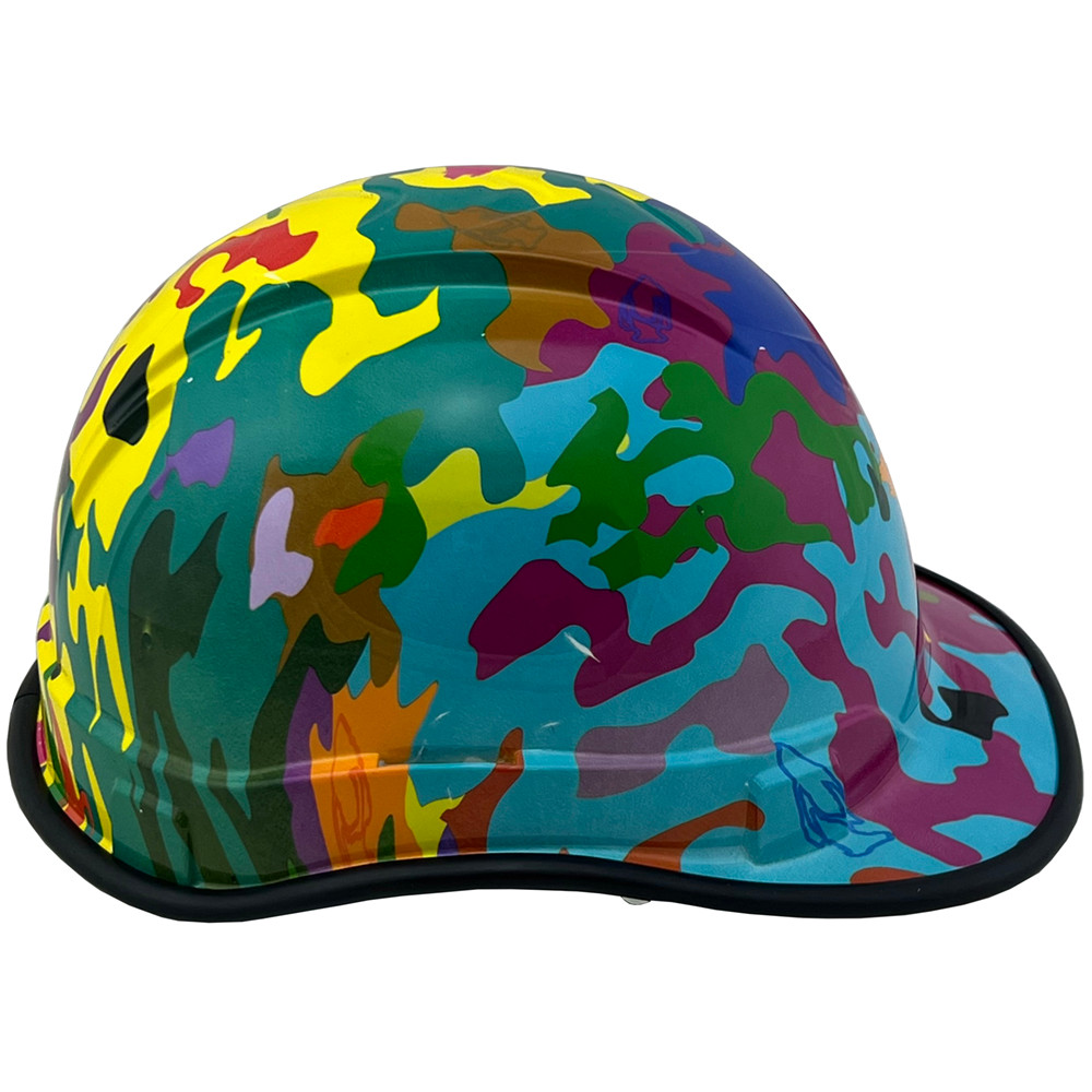 Neon Camo Design Cap Style Hydro Dipped Hard Hats | Buy Online at T.A.S ...