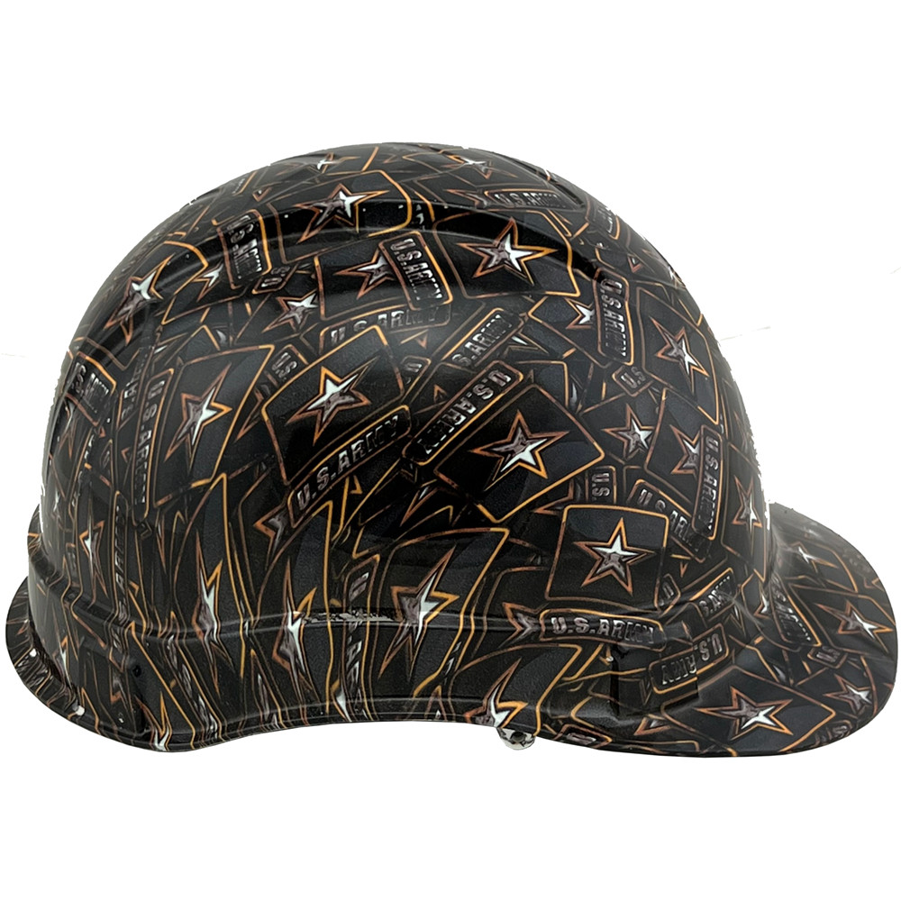 US Army Design Cap Style Hydro Dipped Hard Hats | Buy Online at T.A.S.C.O.