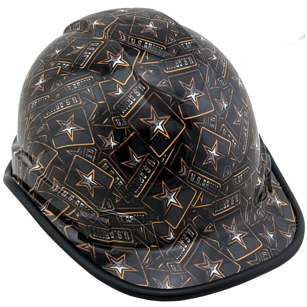 US Army Design Cap Style Hydro Dipped Hard Hats | Buy Online at T.A.S.C.O.