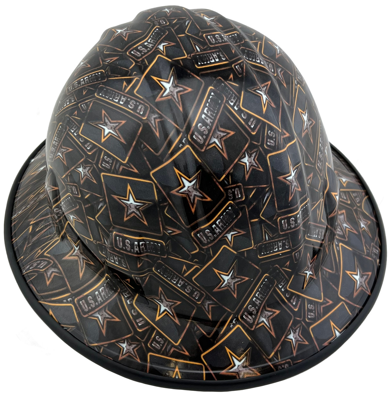 US Army Design Full Brim Hydro Dipped Hard Hats | Buy Online at T.A.S.C.O.