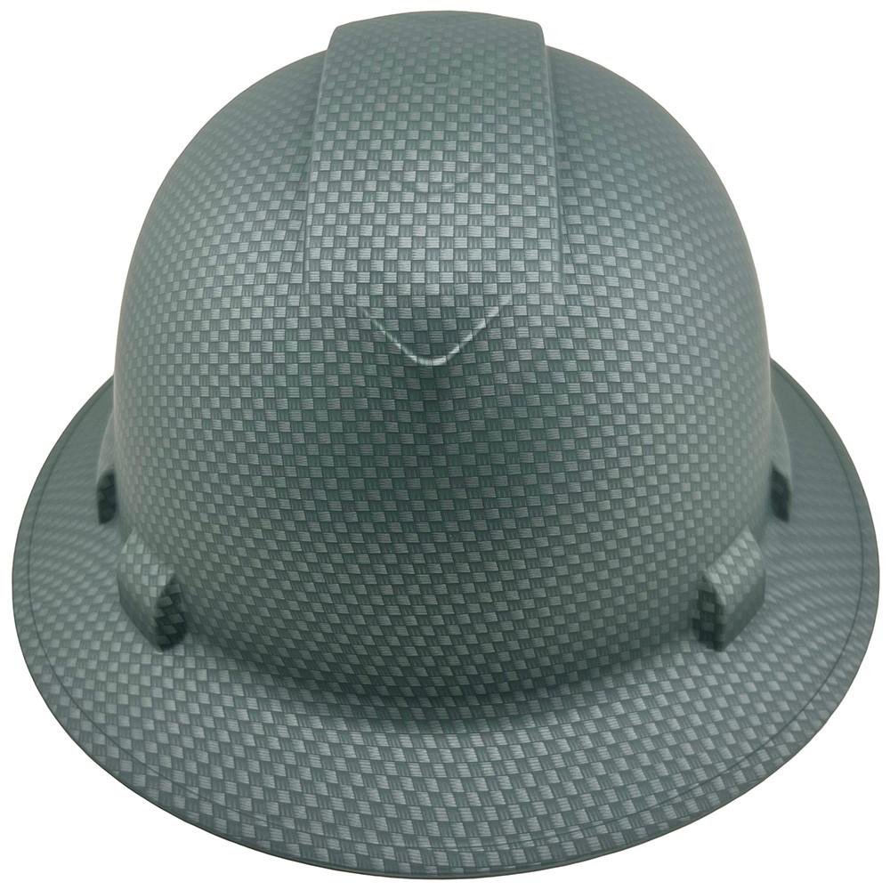 Pyramex Ridgeline Full Brim Style Hard Hat with Silver Graphite Pattern
