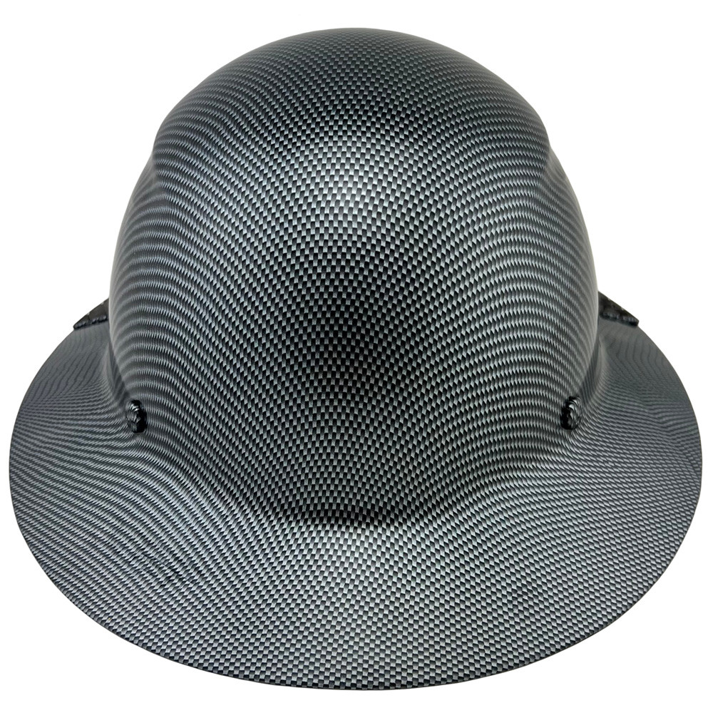 Composite Material Hard Hat - Full Brim Hydro Dipped - Graphite Design