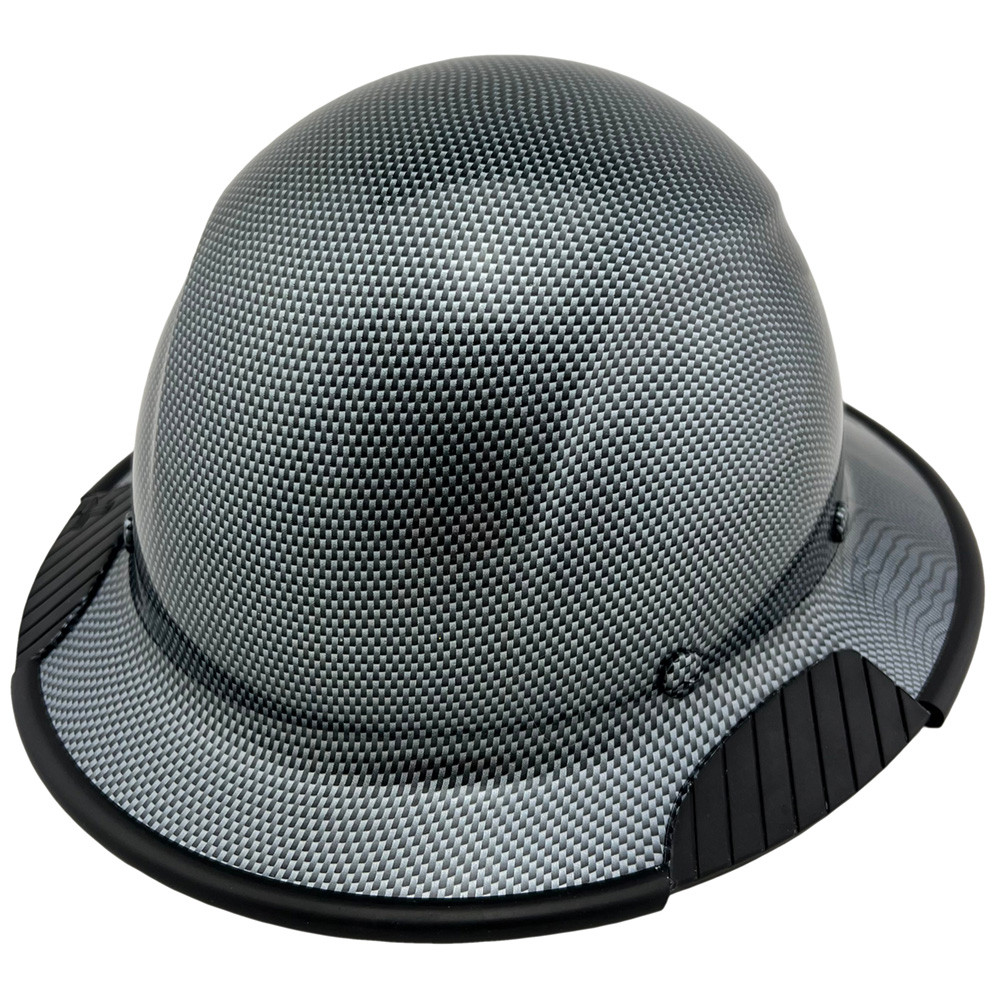 Composite Material Hard Hat - Full Brim Hydro Dipped - Graphite Design