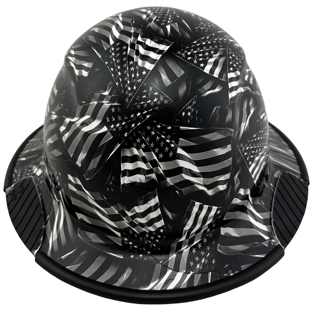 Composite Material Hard Hat - Full Brim Hydro Dipped – Covert Flag ...