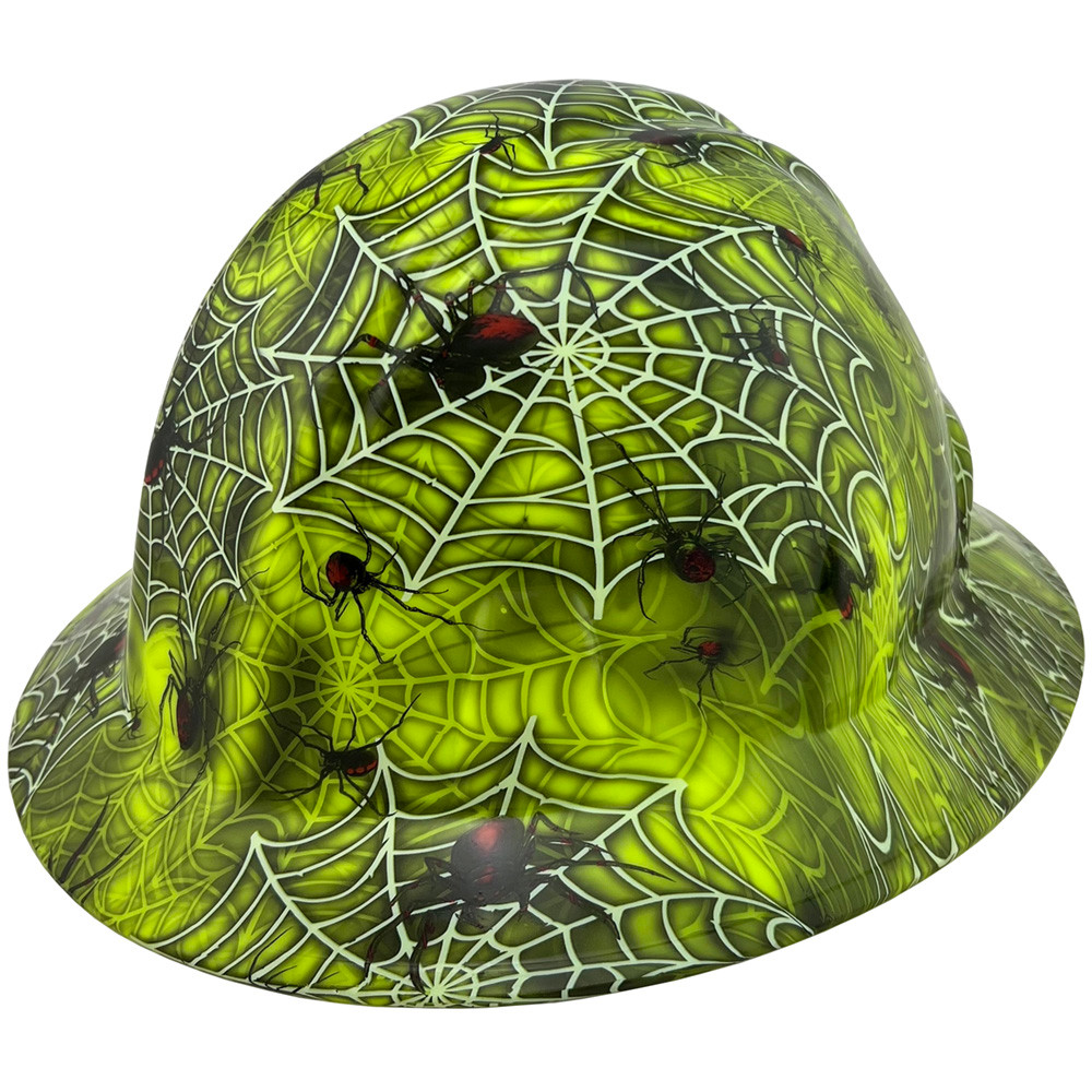 Spider Web Full Brim Hydro Dipped Hard Hats | Buy Online at T.A.S.C.O.