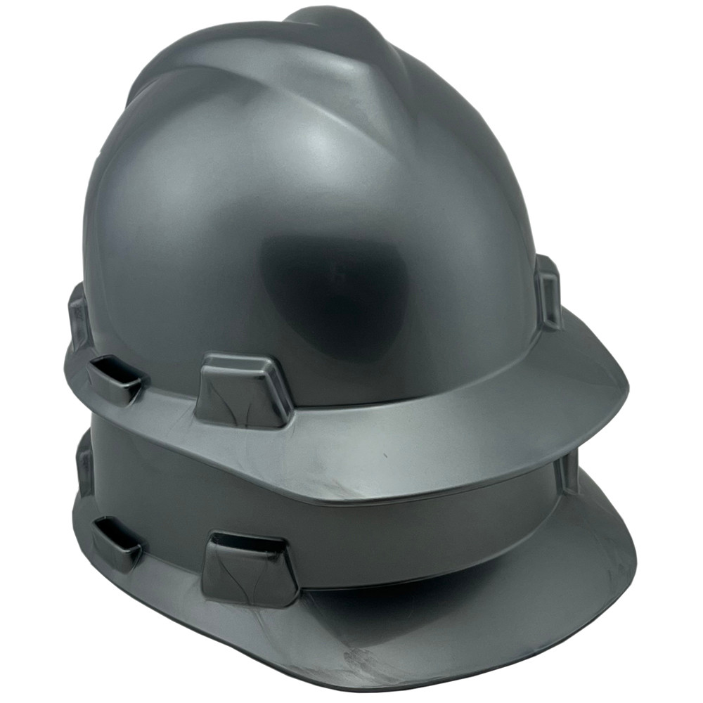 MSA Cap Style SMALL Hard Hats with Staz-On Silver