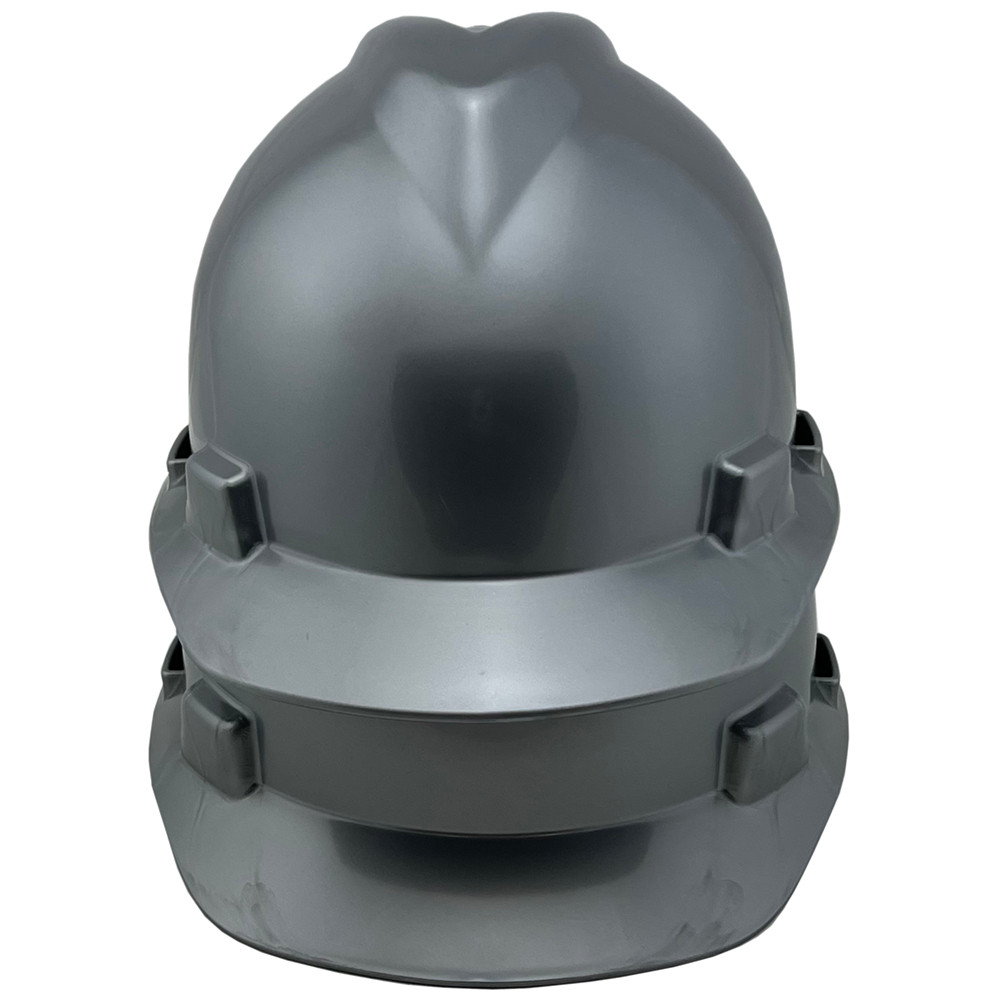 MSA Cap Style Small Hard Hats with Fas-Trac Suspensions Silver