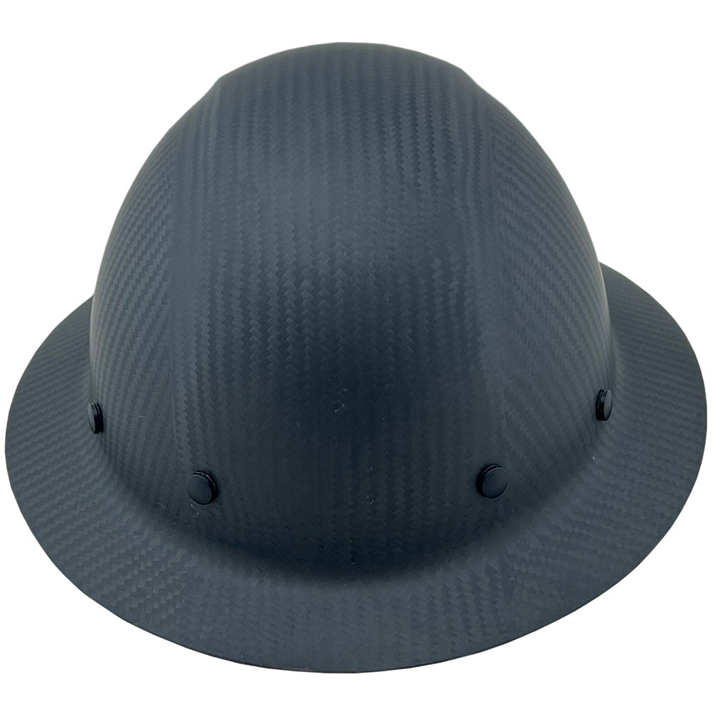 Dynamic Wolfjaw Full Brim Carbon Fiber Hard Hat with 8 Point Ratchet ...