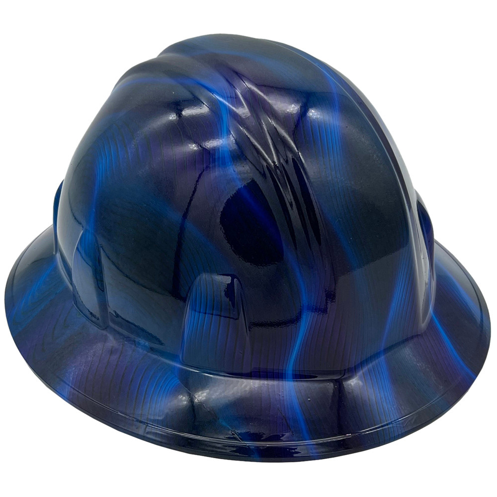 Blue Space Cadet Design Full Brim Hydro Dipped Hard Hats | Buy Online ...