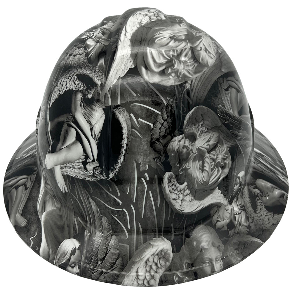 Guardian Angel Design Full Brim Hydro Dipped Hard Hats | Buy Online at ...