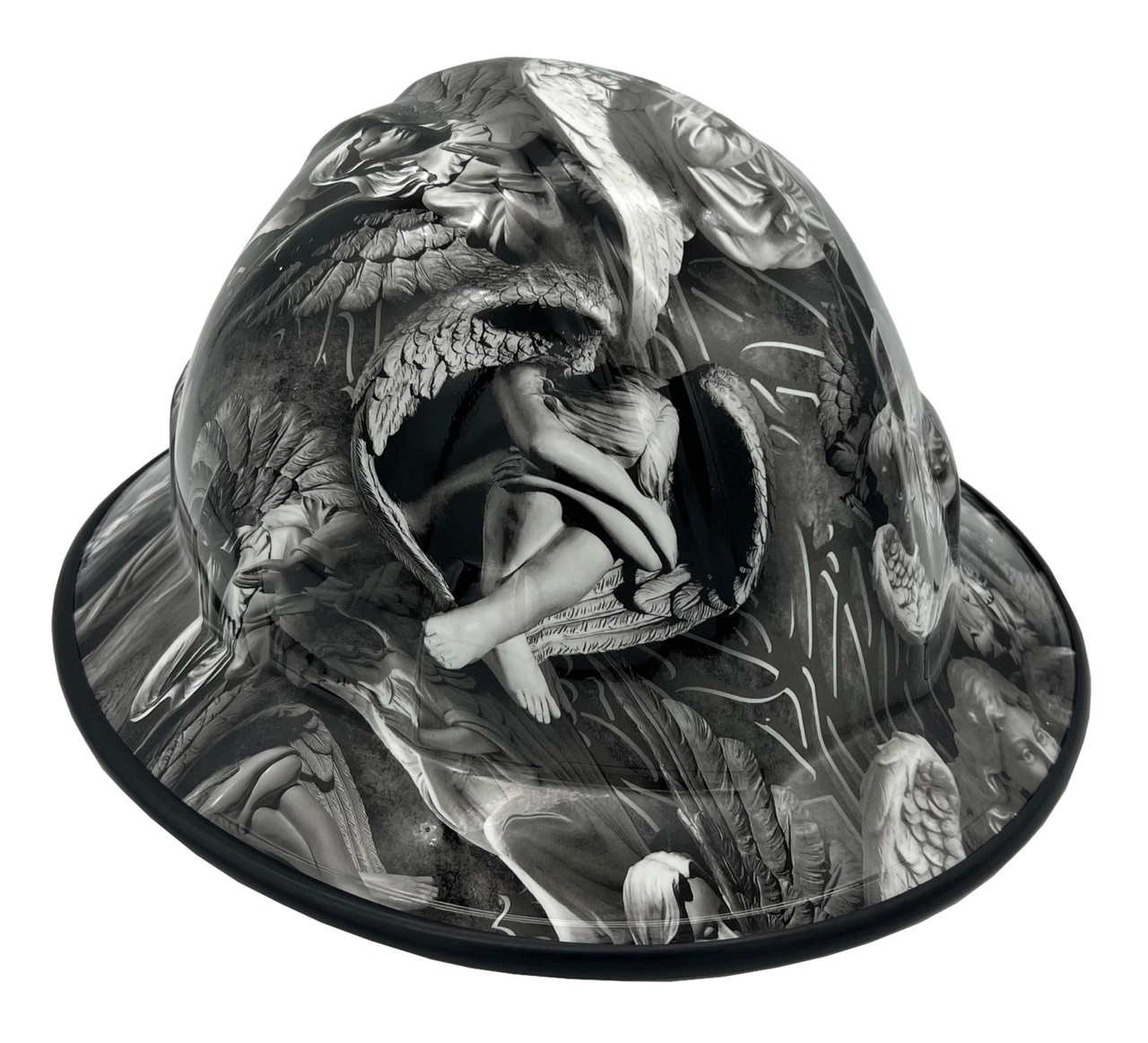 Guardian Angel Design Full Brim Hydro Dipped Hard Hats | Buy Online at ...