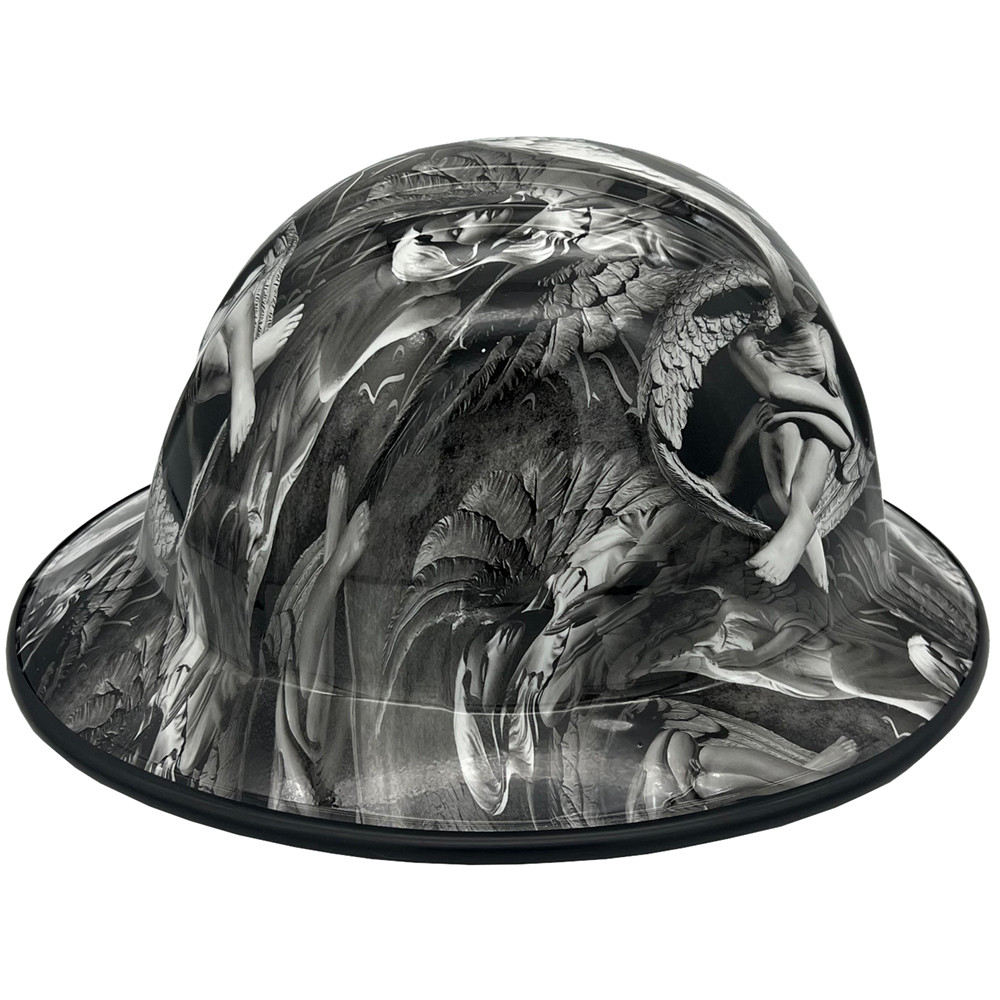 Guardian Angel Design Full Brim Hydro Dipped Hard Hats | Buy Online at ...