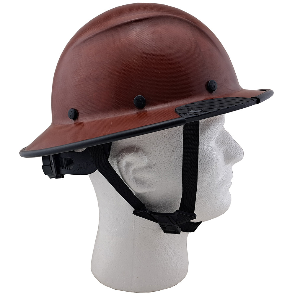 DAX Fiberglass Composite Hard Hat | Full Brim w/ Chin Strap | Tasco ...