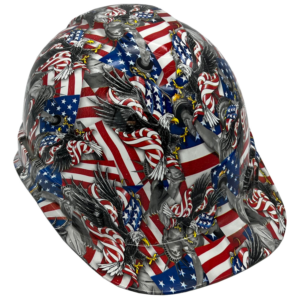 American Liberty Hydro Dipped Cap Style Hard Hat | Buy Online at T.A.S.C.O.