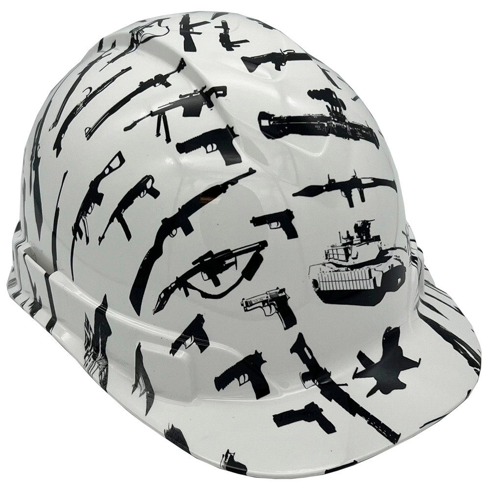 Combat White Hydro Dipped Cap Style Hard Hat | Buy Online at T.A.S.C.O.