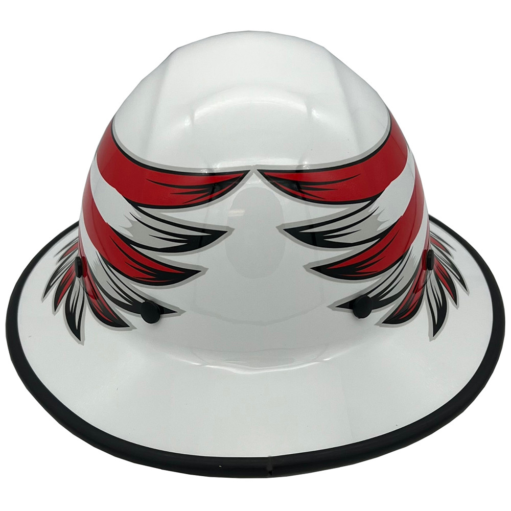 Dynamic Wolfjaw Full Brim Fiberglass Hard Hat - White Eagle | Texas ...