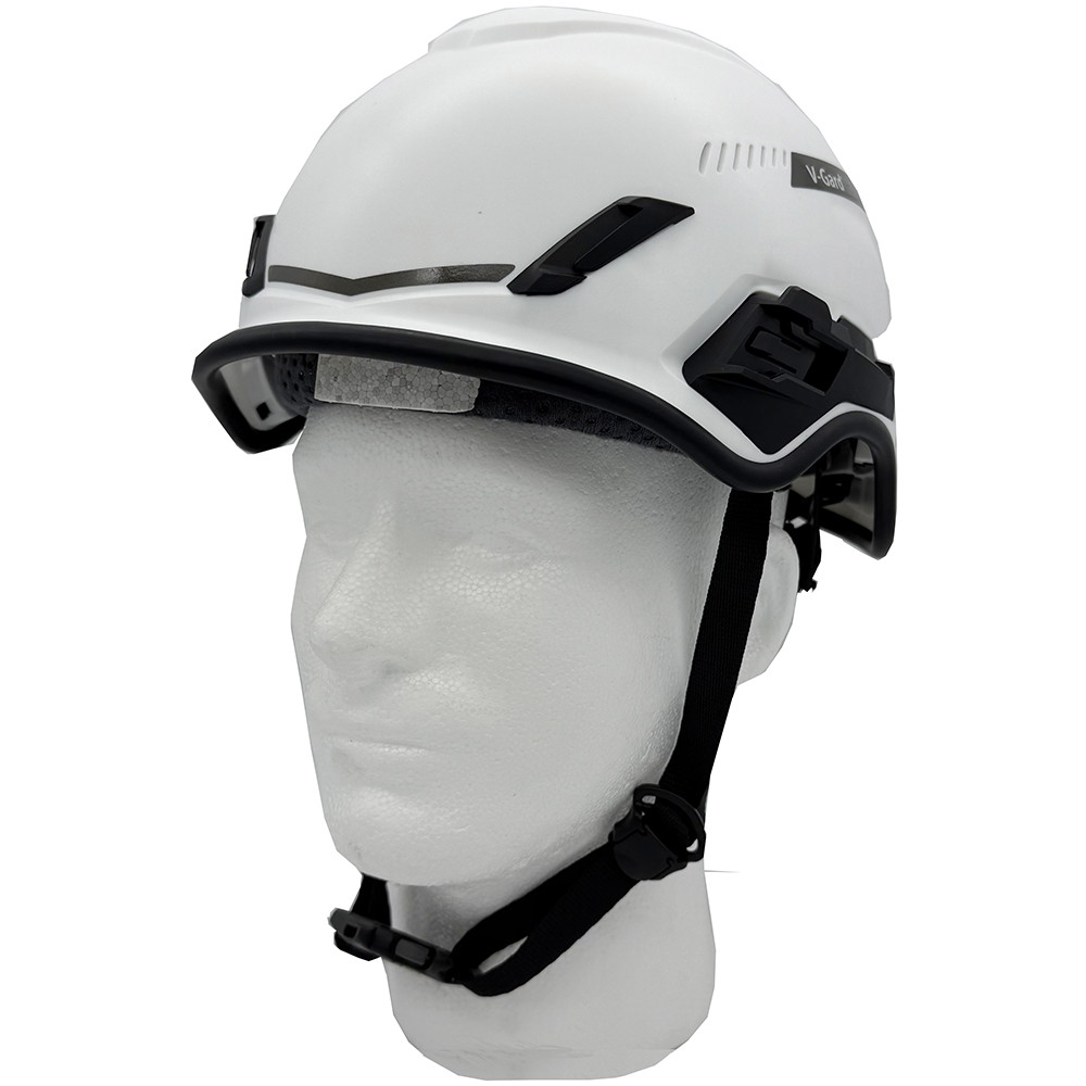 MSA V-Gard H1 Trivent Climbing Helmet White Part #10194783