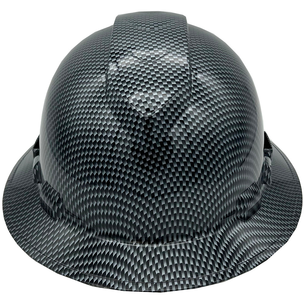 Carbon Fiber Design Hydro Dipped Full Brim Vented Hard Hat | Buy Online ...
