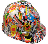 Hydro Dipped Hard Hats Sticker Bomb Small Size Hard Hat