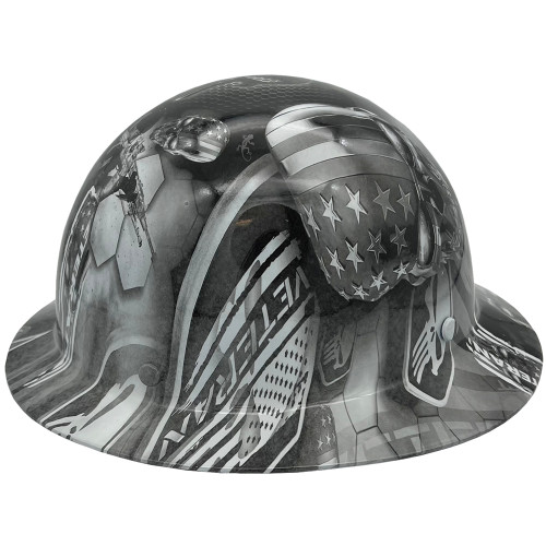 Skullgard Full Brim Fiberglass Hard Hat with Ratchet Suspension and ...