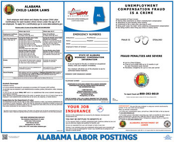 Alabama State Labor Law Poster | Buy Online at T.A.S.C.O.