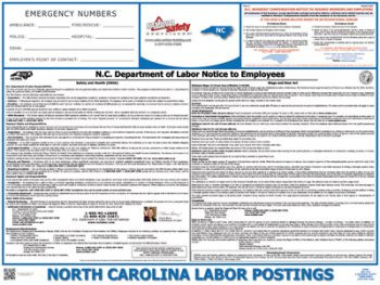North Carolina Labor Law Poster | Buy Online at T.A.S.C.O.