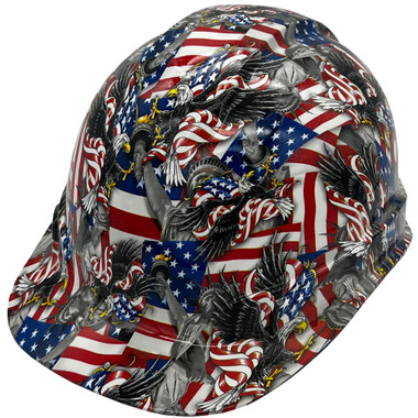 American Liberty Hydro Dipped Cap Style Hard Hat | Buy Online at T.A.S.C.O.