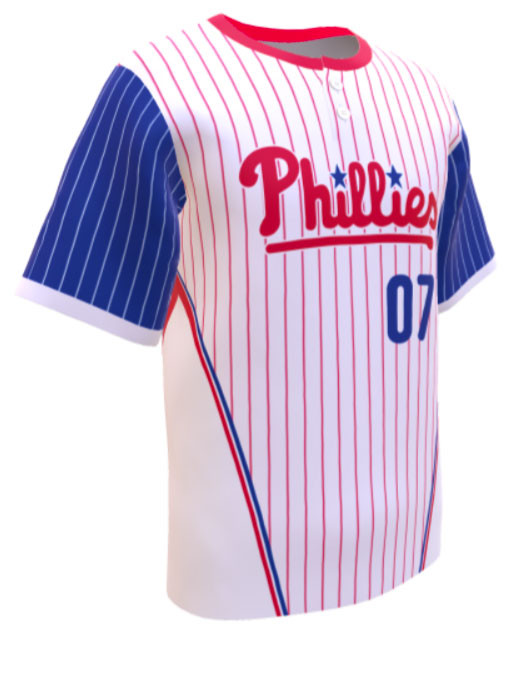 2 Button Sublimated Baseball Jerseys | Control Series Jersey