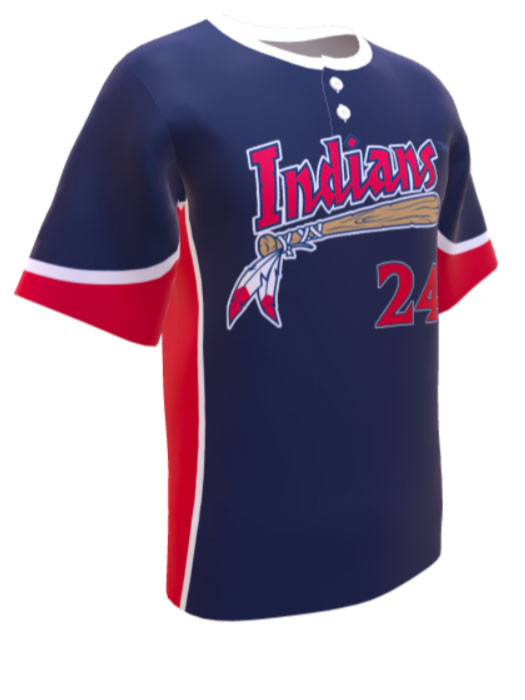 2 Button Sublimated Baseball Jerseys | Control Series Jersey