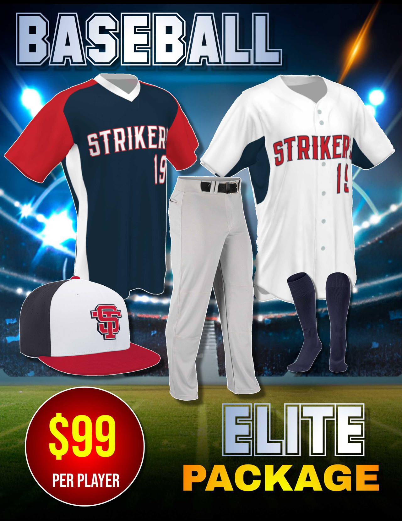 Premium Baseball Jerseys | Custom Baseball Jerseys
