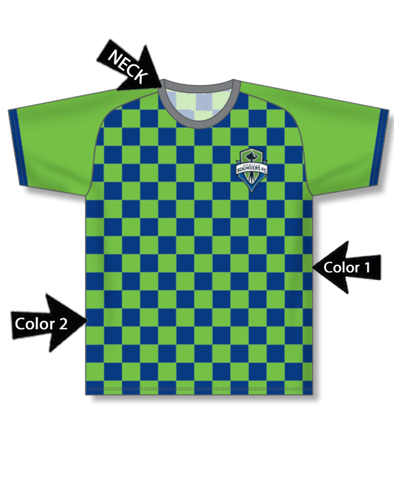 Control Series Premium - Womens/Girls "Checkerboard" Custom Sublimated ...