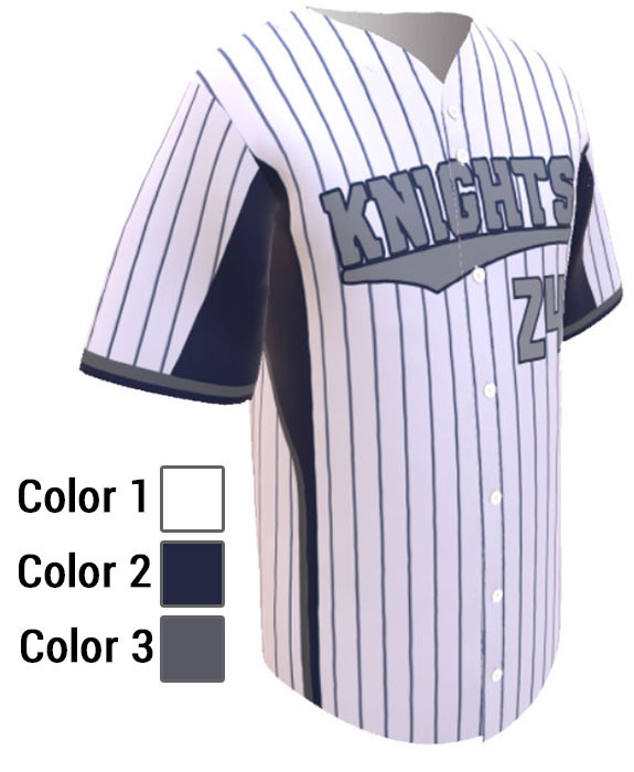 Control Series Premium - "Knight" Custom Sublimated Button Front ...