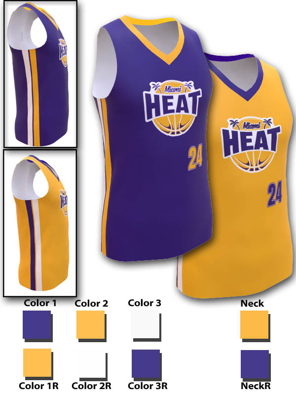 Saver Series - Womens/Girls "Heat" Custom Sublimated Reversible ...