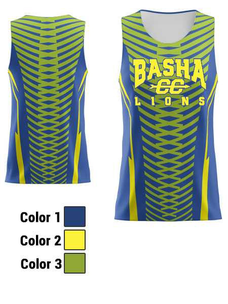 Control Series - Womens/Girls "Vault" Custom Sublimated Track Singlet ...