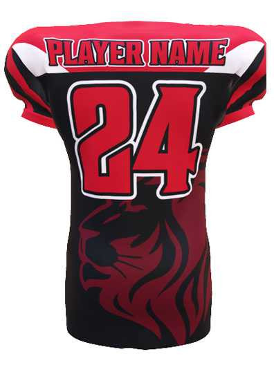Saver Series - "Lion" Custom Sublimated Football Jersey - All Sports ...