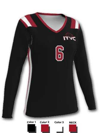 Control Series - "Deep Set" Custom Sublimated Volleyball Jersey - All ...