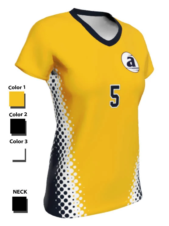 Sublimated Volleyball Jersey | Cap Sleeve Supernova Jersey