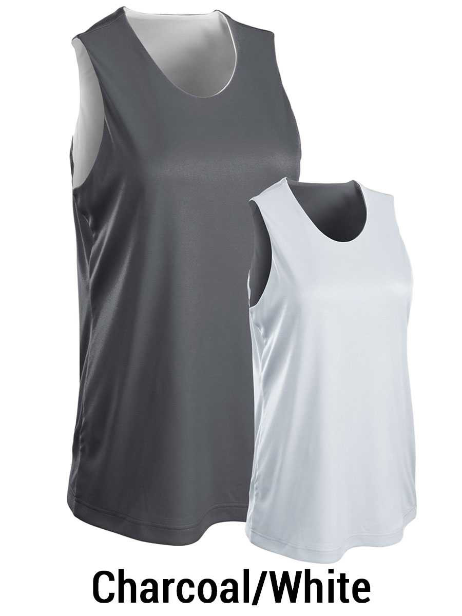 Womens/Girls "Court Vision" Decorated Reversible Basketball Jersey ...