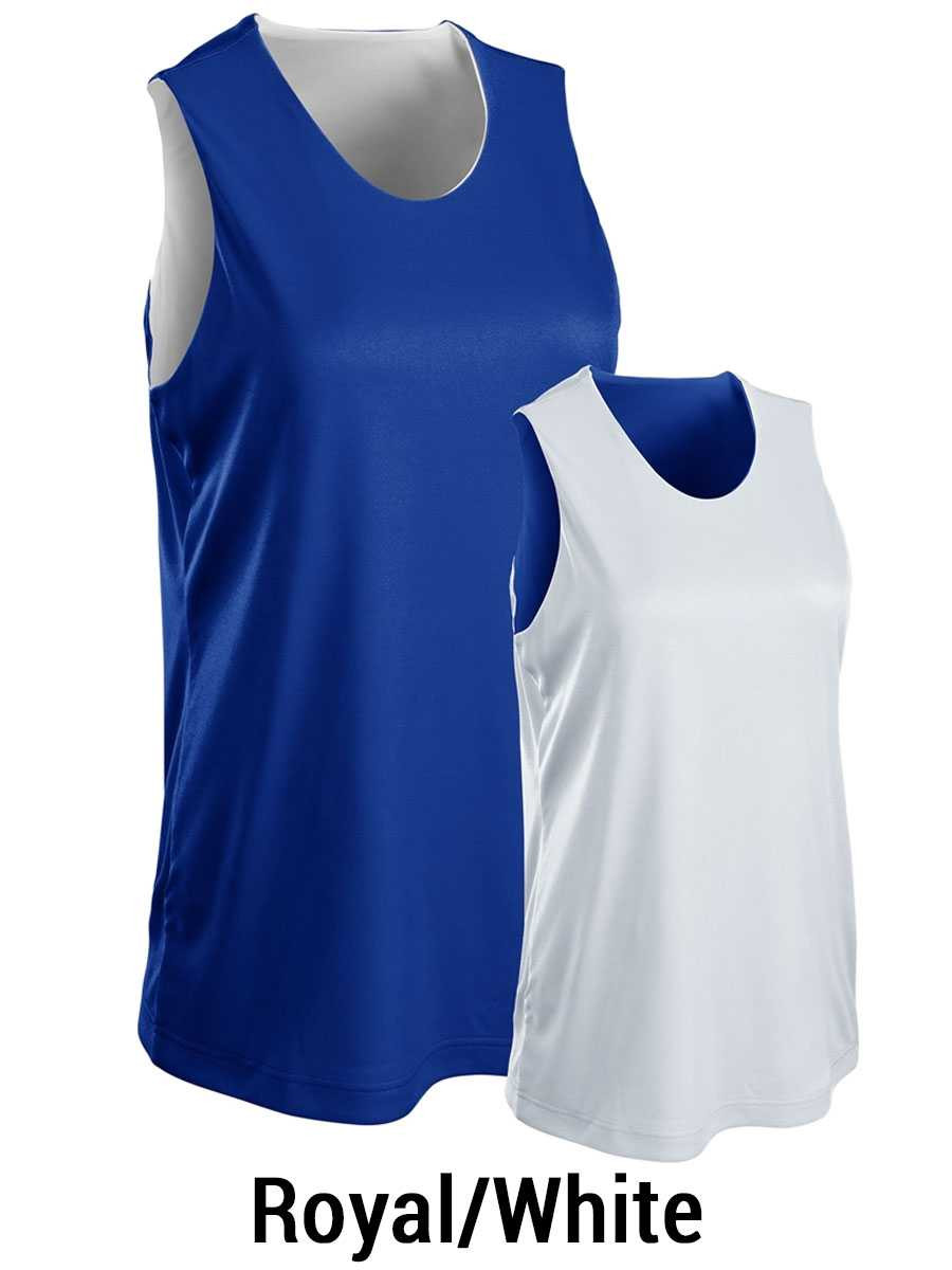 Womens/Girls "Court Vision" Decorated Reversible Basketball Jersey ...