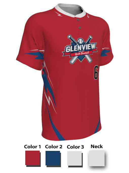 Control Series Premium - "Drive" Custom Sublimated Two Button Baseball ...