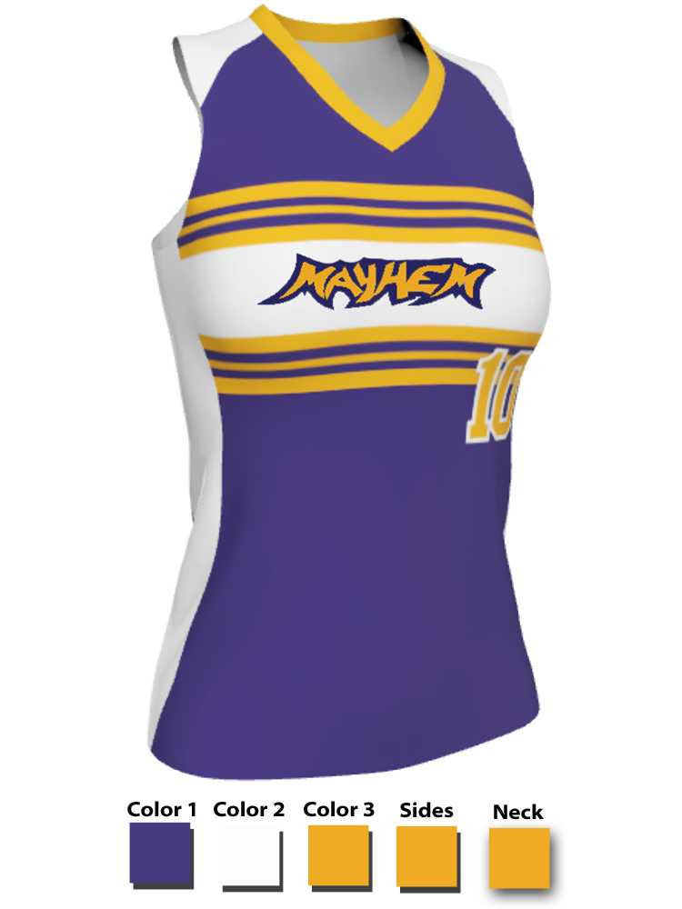 Control Series Premium "Enclose" Custom Sublimated Racerback Softball ...