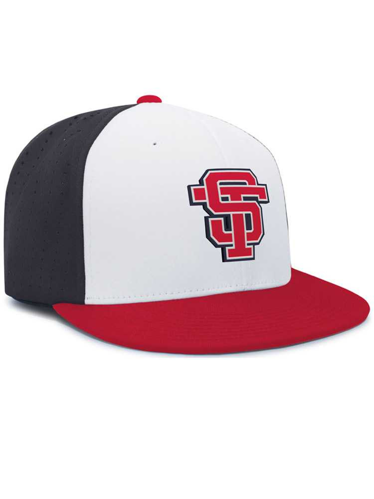 Embroidered Two-Tone Perforated F3 Performance Flexfit Baseball Cap ...